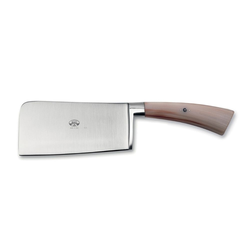 Coltellerie Berti Forgiati bone cleaver 214 whole ox horn