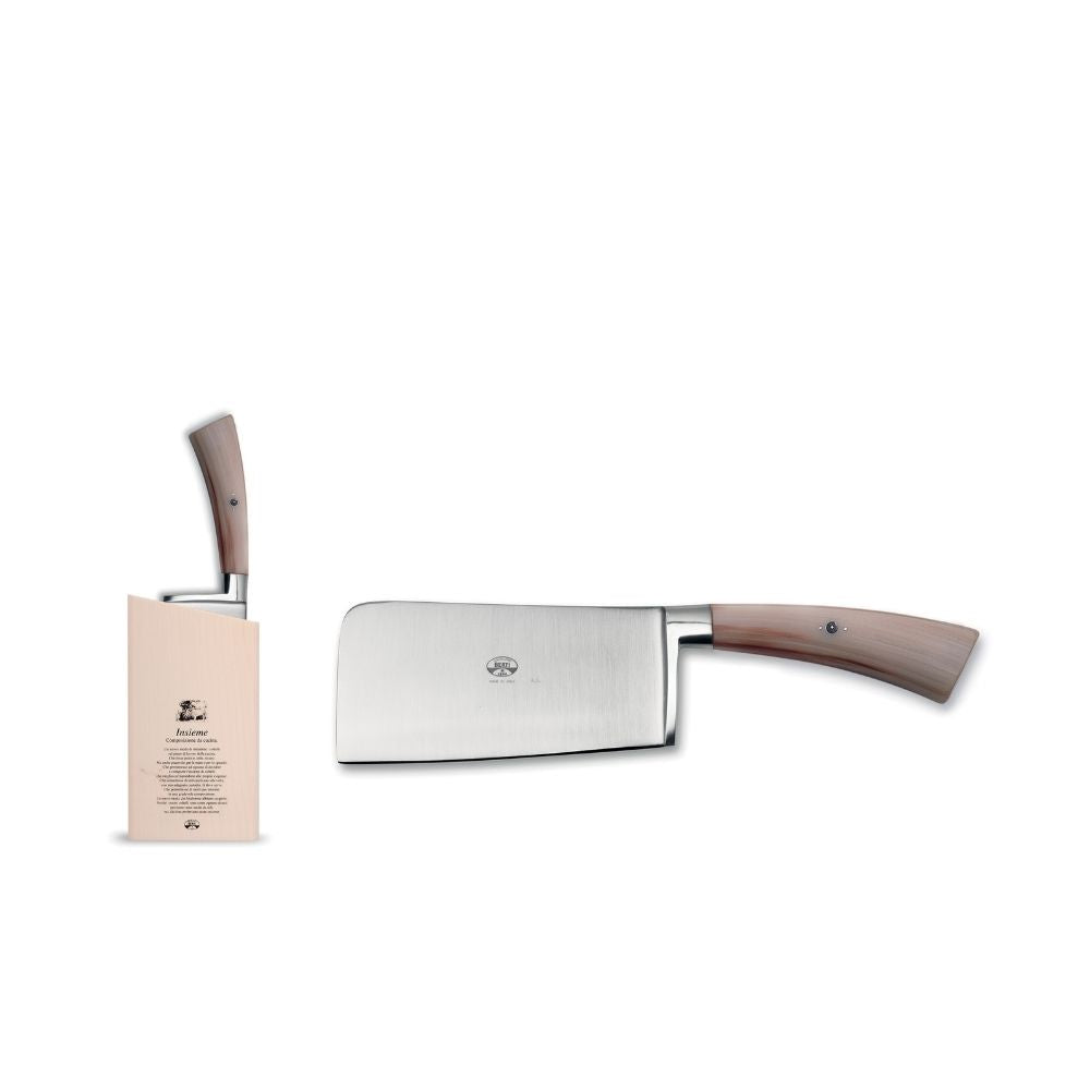 Coltellerie Berti Forgiati - Insieme bone cleaver 9214 whole ox horn