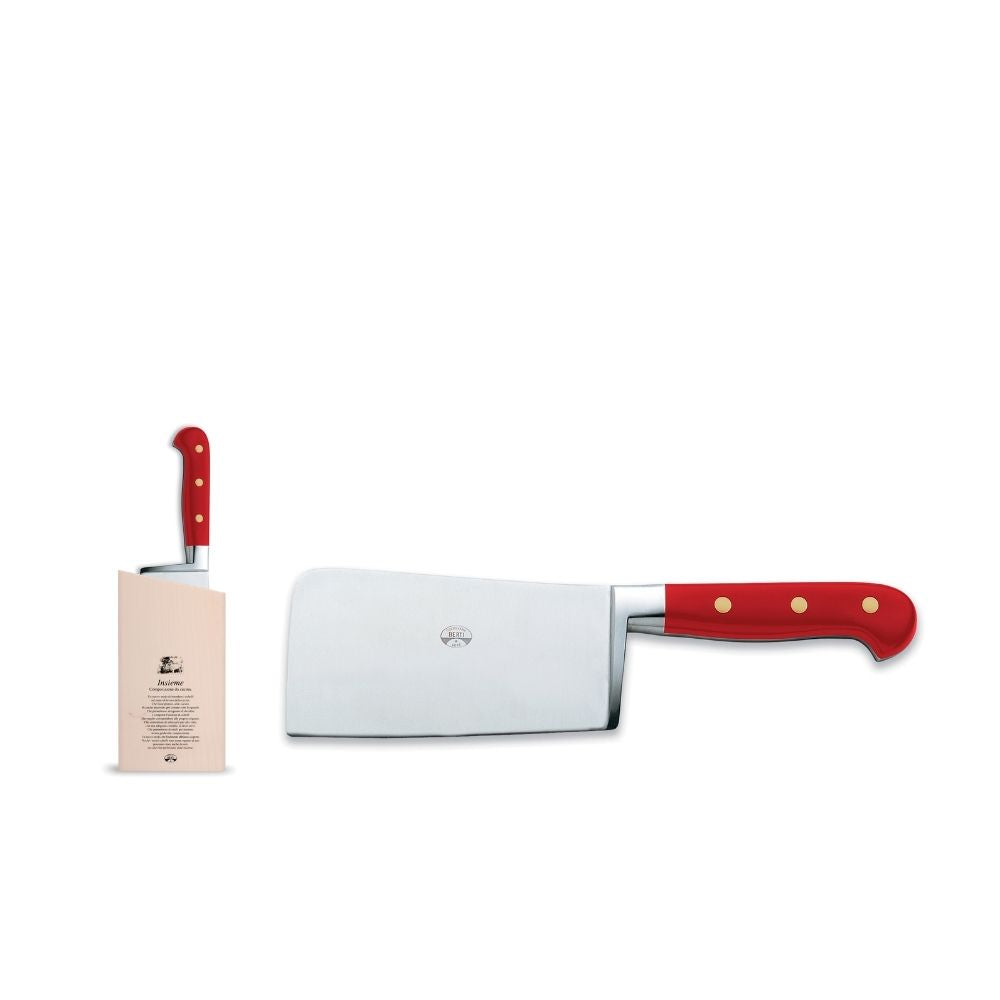 Coltellerie Berti Forgiati - Insieme bone cleaver 92404 red