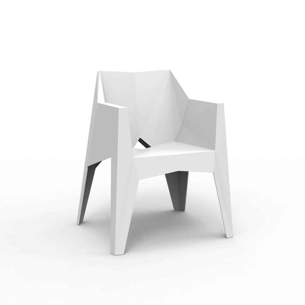 Vondom Voxel chair polyethylene by Karim Rashid