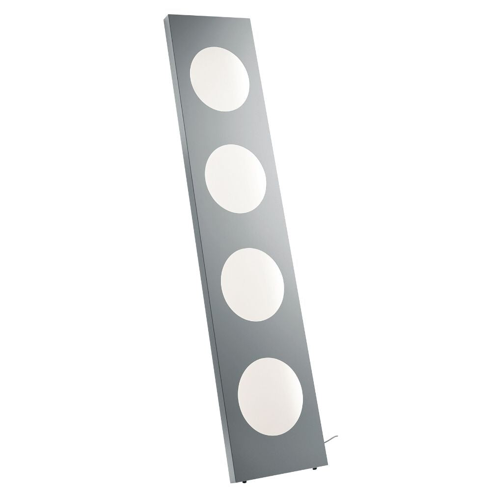 Foscarini Dolmen LED dimmable floor lamp in aluminum by F. Laviani