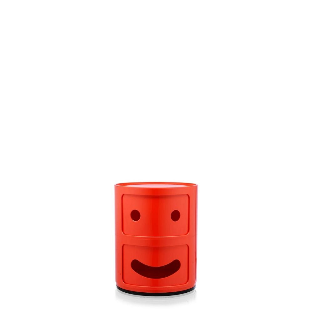Kartell Componibili Smile 1 - red design container with 2 drawers