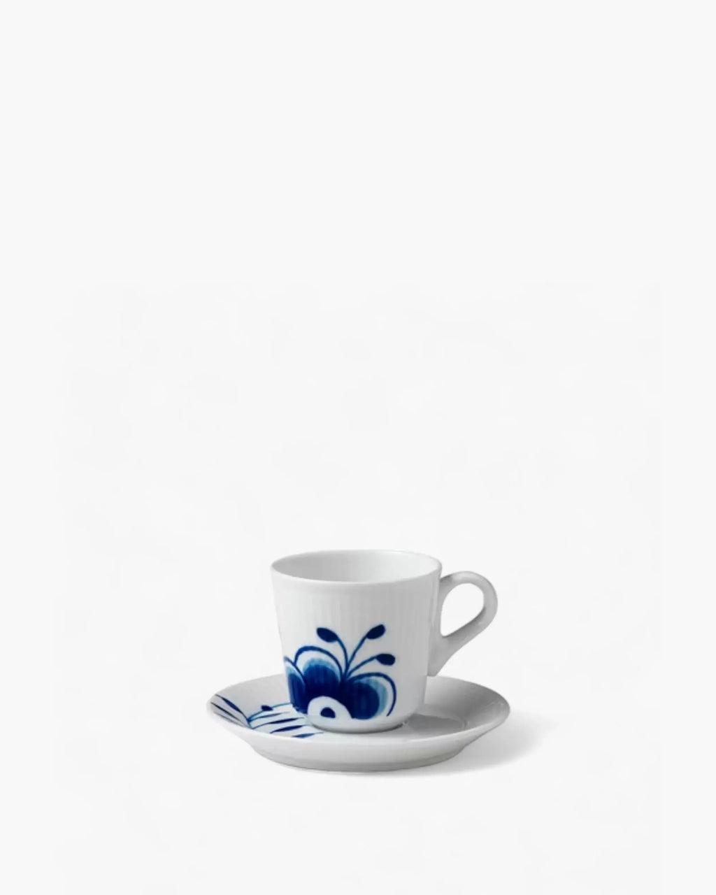 Royal Copenhagen Fluted Mega cup and saucer