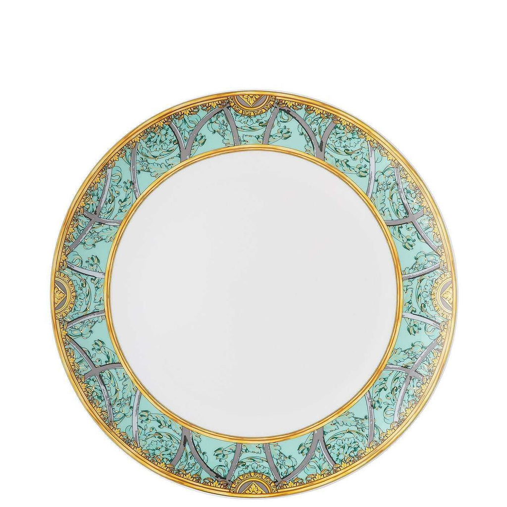 Versace meets Rosenthal La scala del Palazzo Plate diam. 28 cm. green