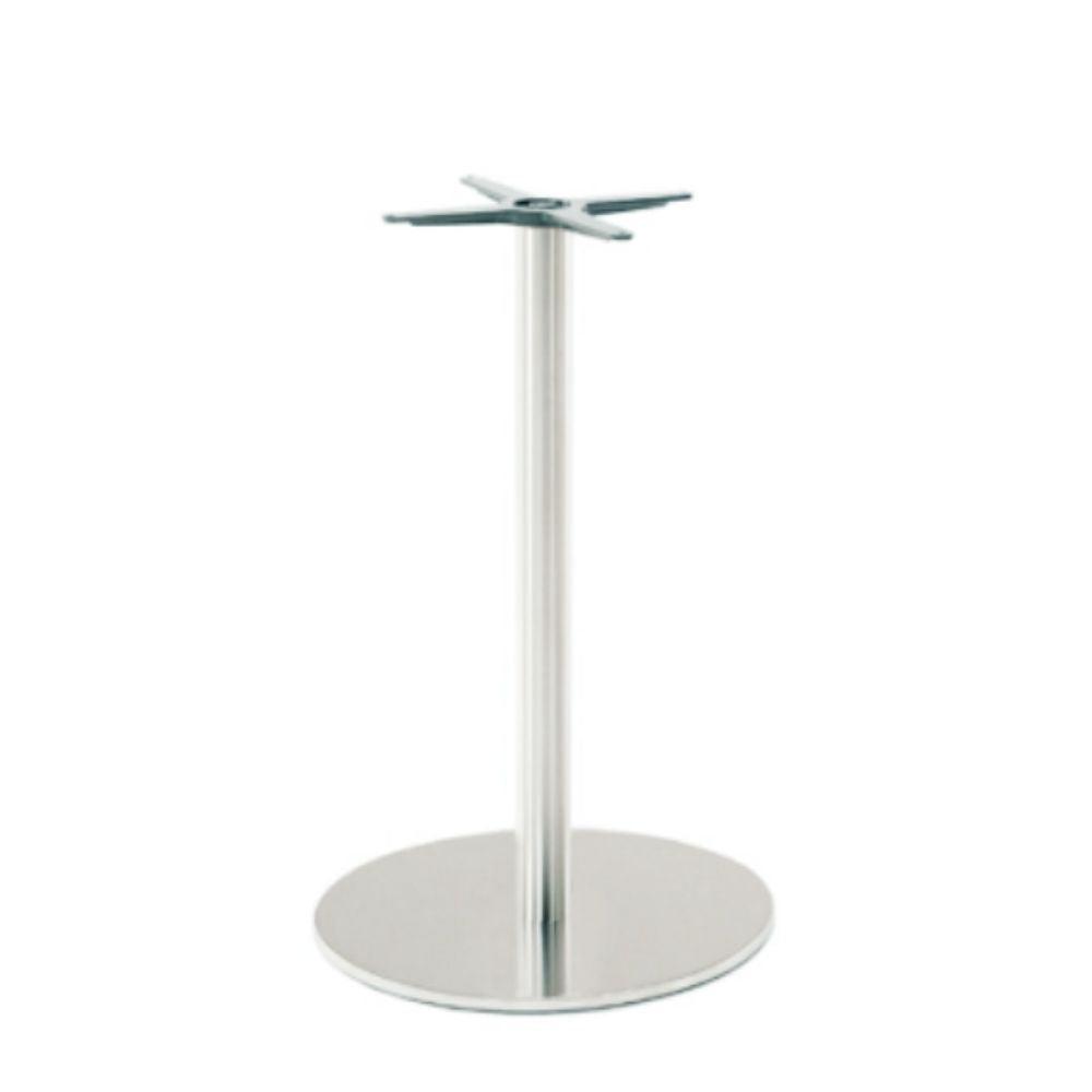 Pedrali Inox 4412 table base brushed steel H.73 cm.