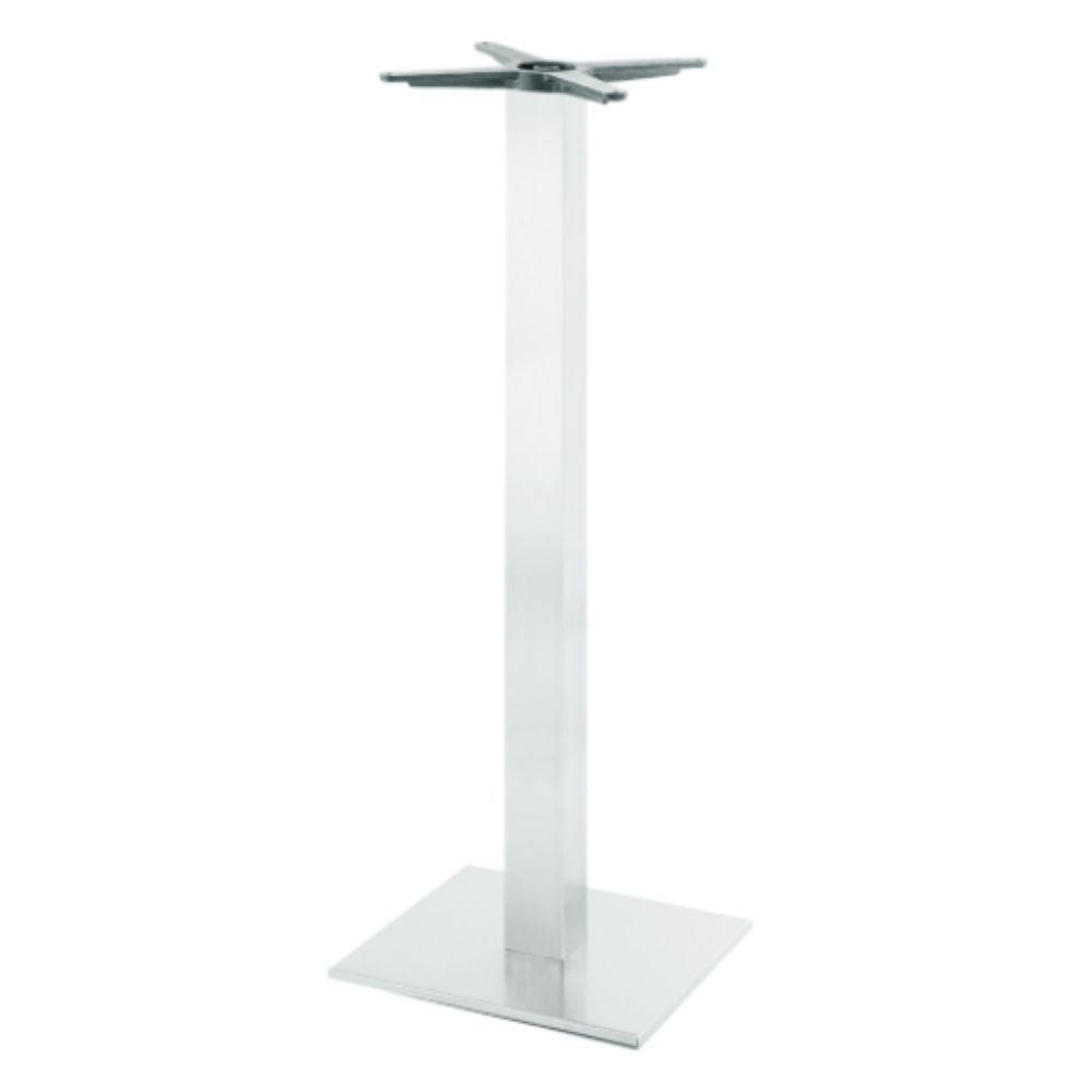Pedrali Inox 4444 table base brushed steel H.110 cm.